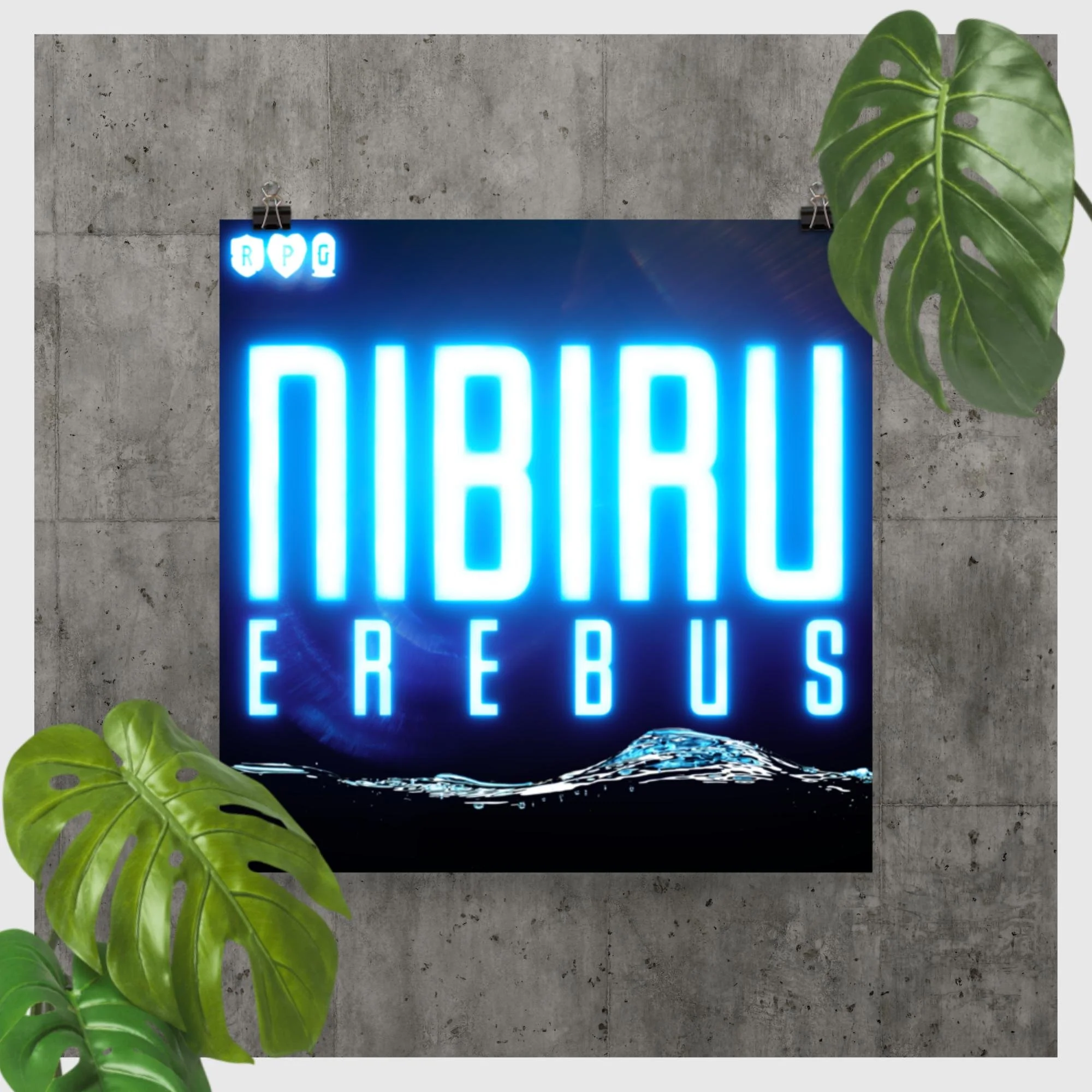 Nibiru Erebus 10''x10'' Poster — Realms of Peril & Glory