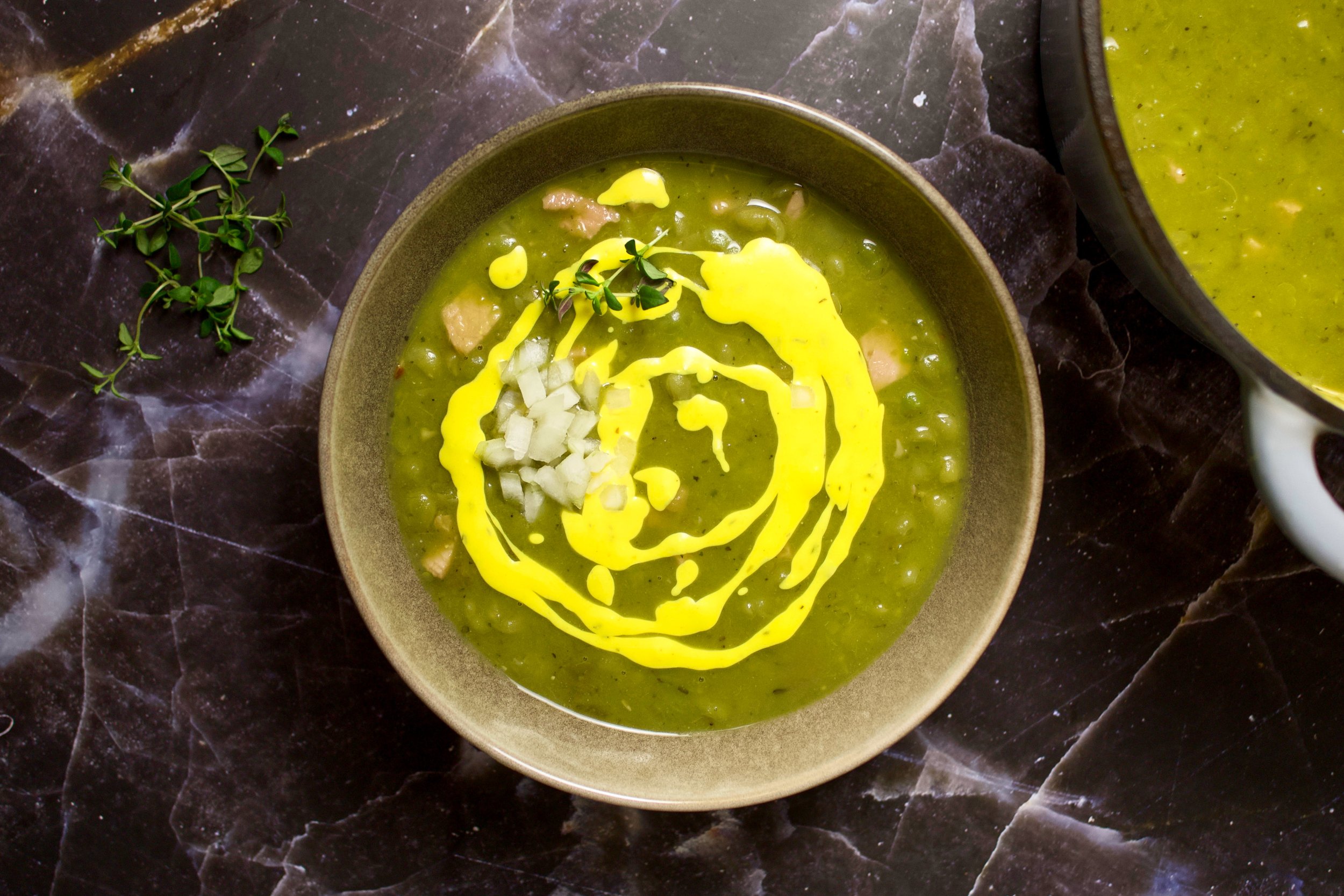 Finnish Pea Soup with a Creamy Mustard Sauce — Finnish In Ireland