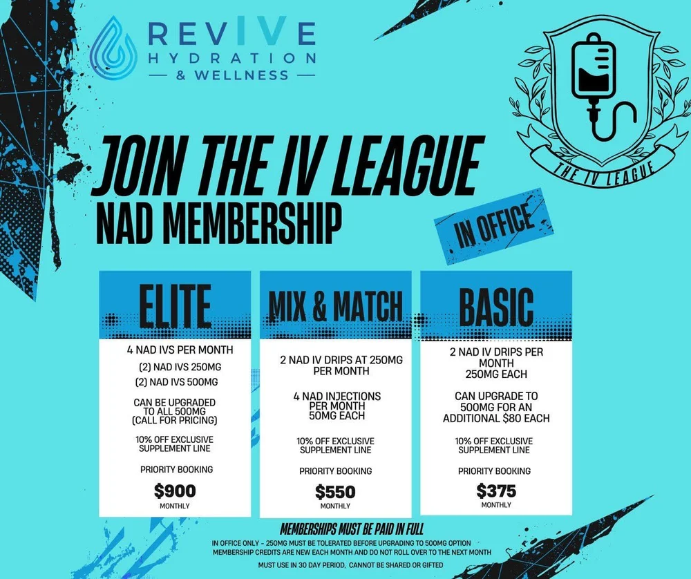IV Memberships — Revive IV Hydration