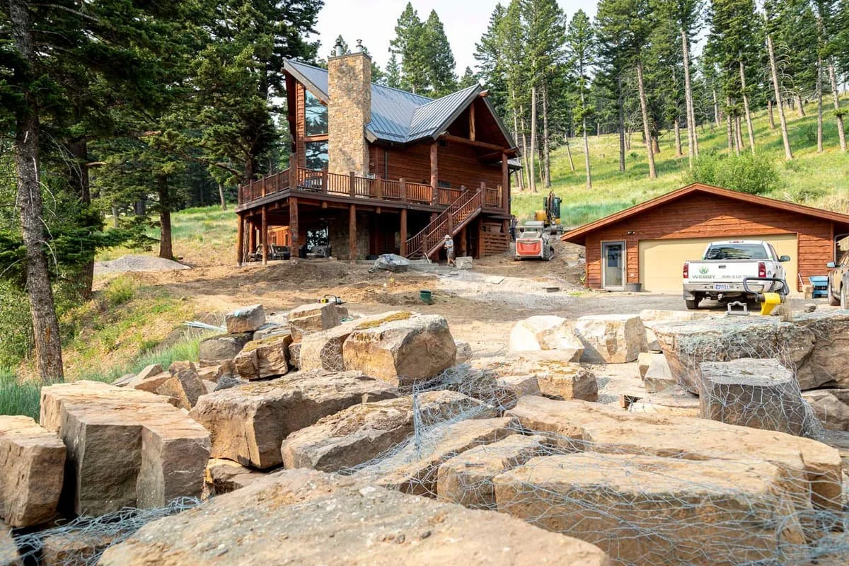 Landscaping with boulders to elevate your outdoor space