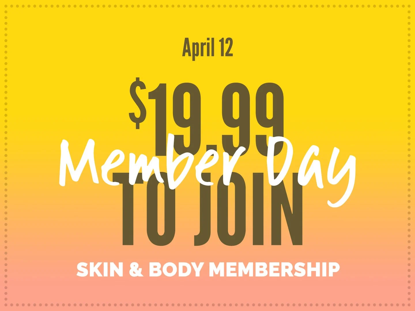 Member Day | April 2024 — Seattle Sun Tanning & Light Spa