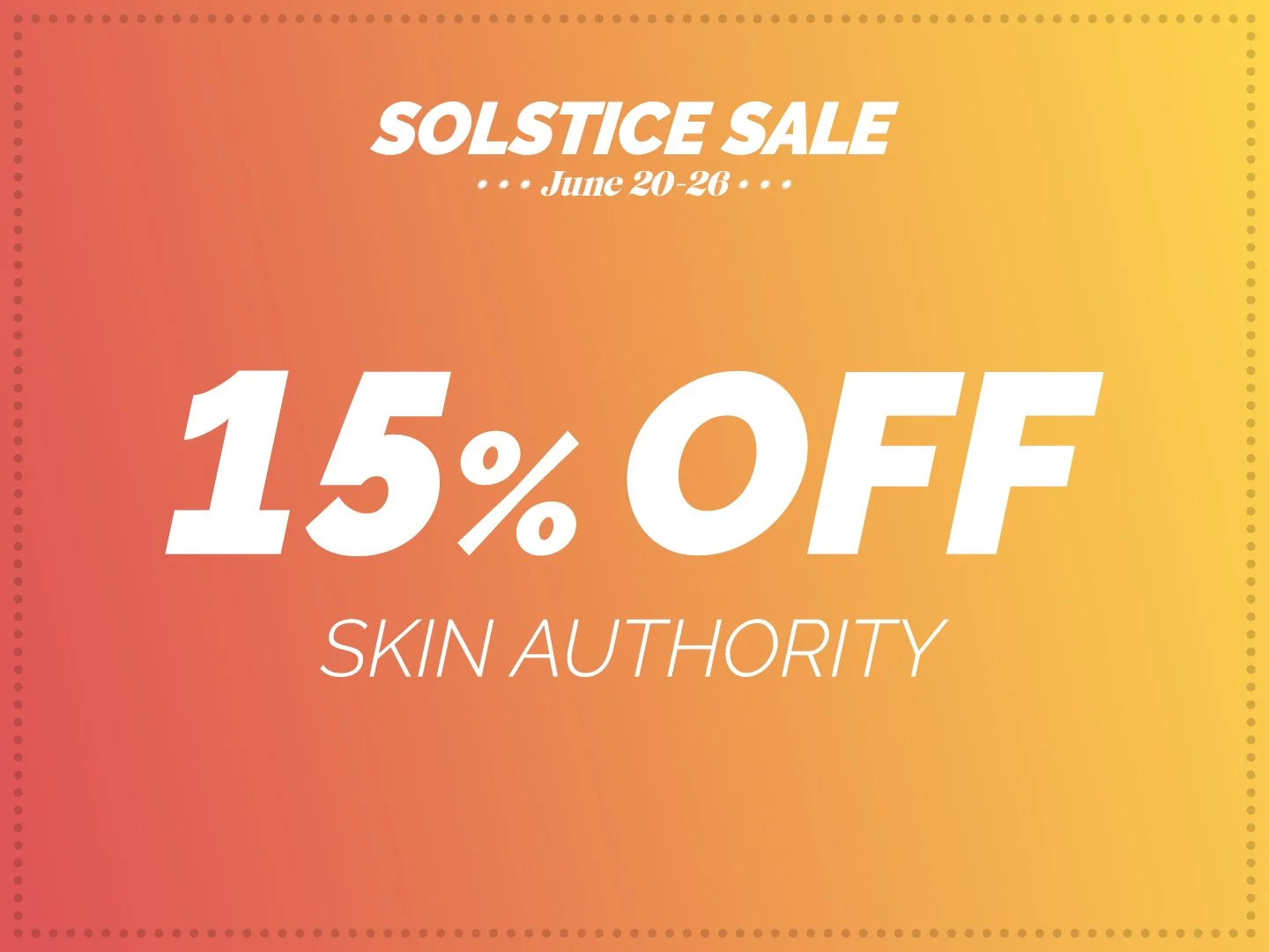 Solstice Sale | June 20-26 — Seattle Sun Tanning & Light Spa