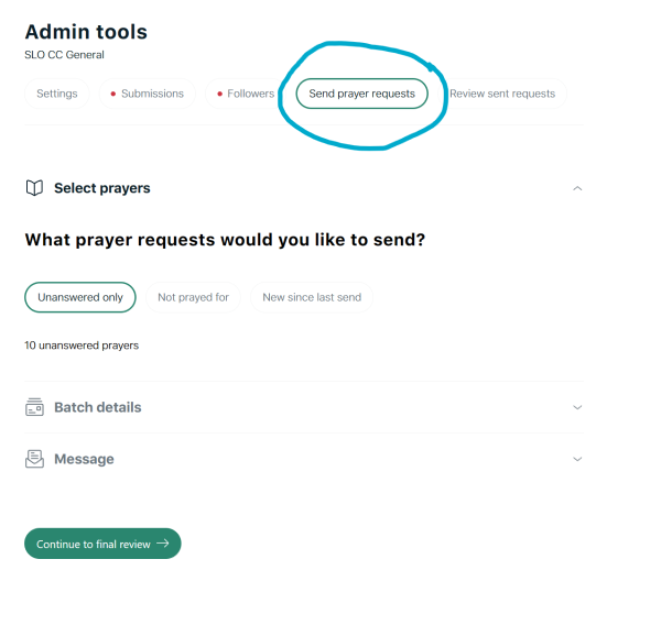 How to Send Email Updates to your Followers — Echo Prayer