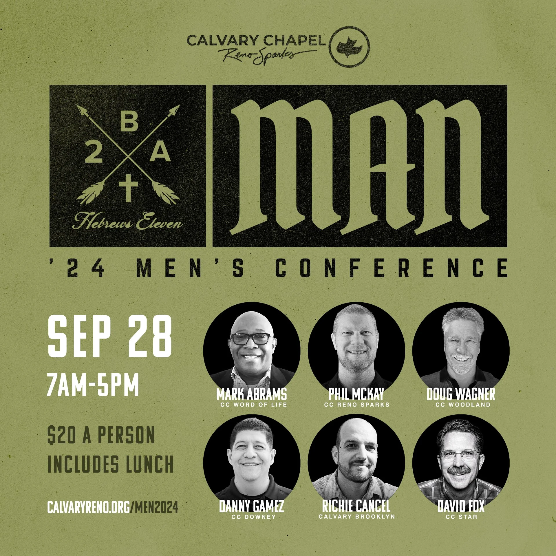 To Be A Man | ’24 Men’s Conference | Saturday, Sep. 28 — Calvary Chapel ...