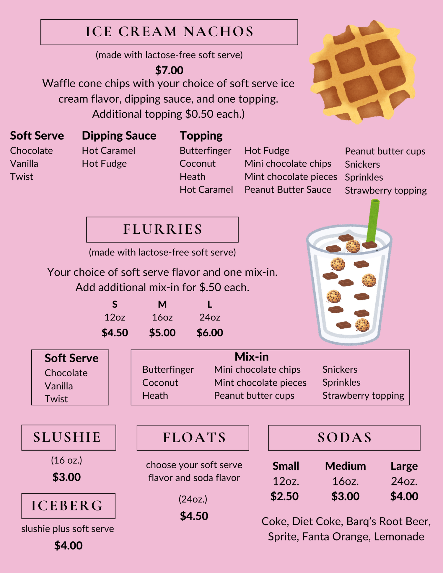 Ice Cream Menu — TILT