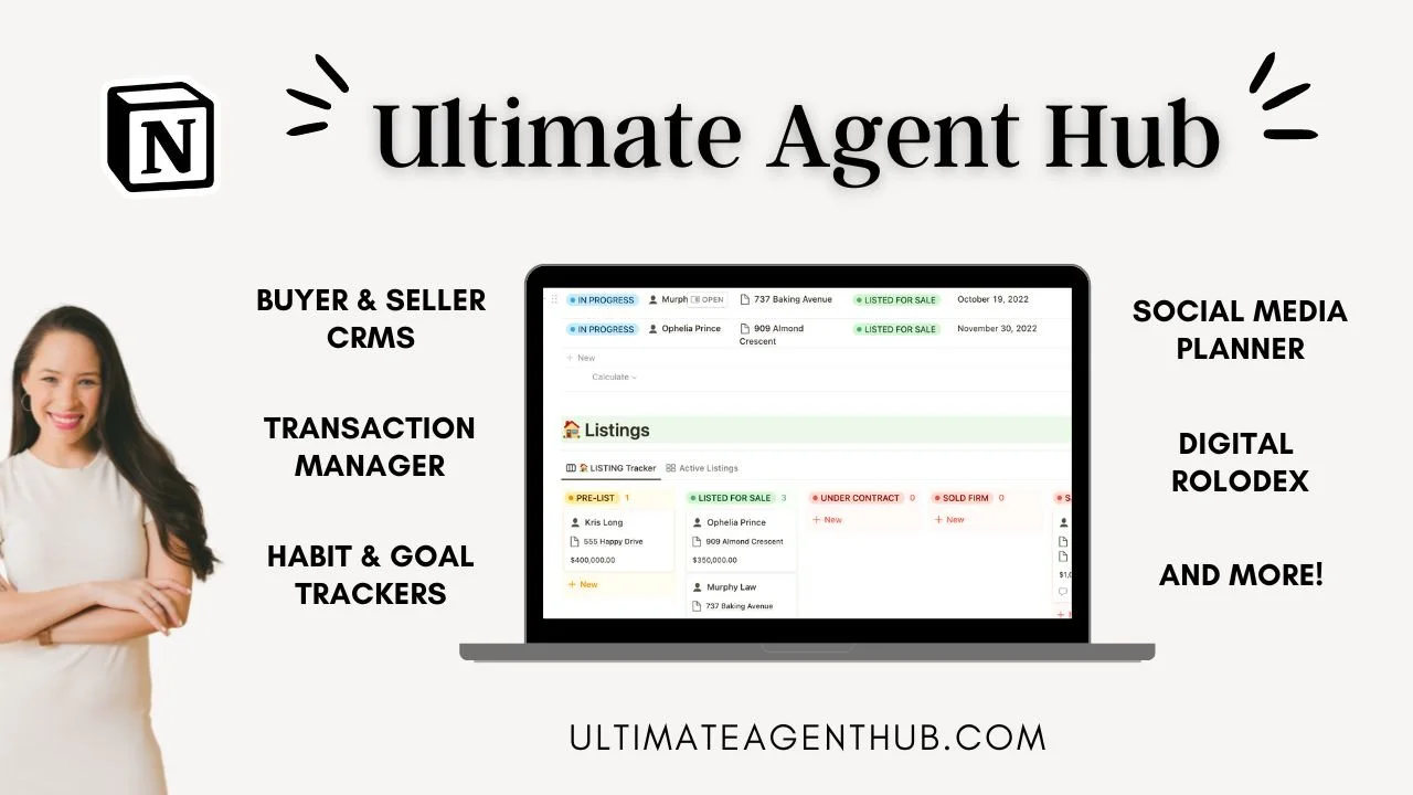 Ultimate Agent Hub Notion Template — Real Estate Agents — Notion For Agents