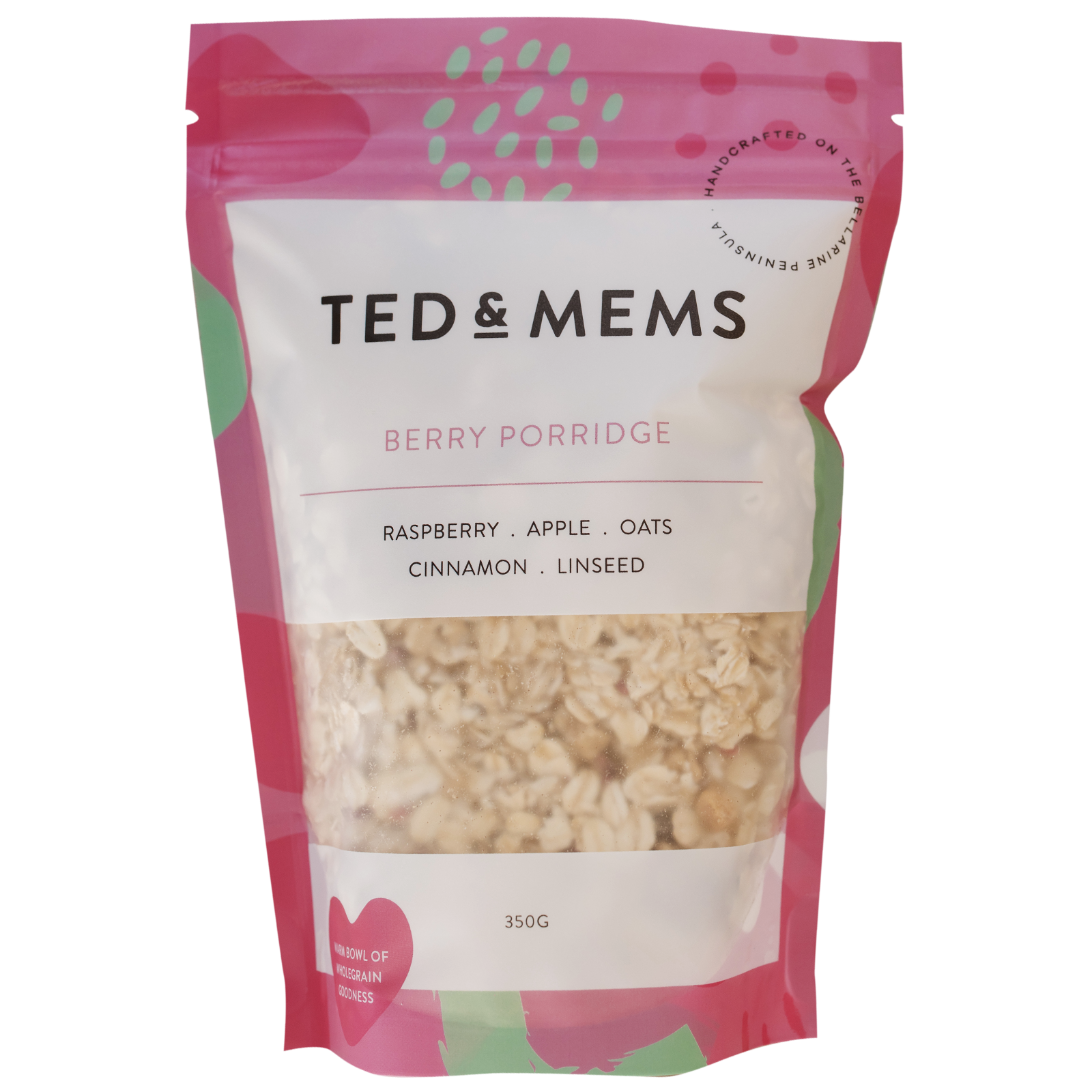 Raspberry and Apple Porridge — Ted & Mem's