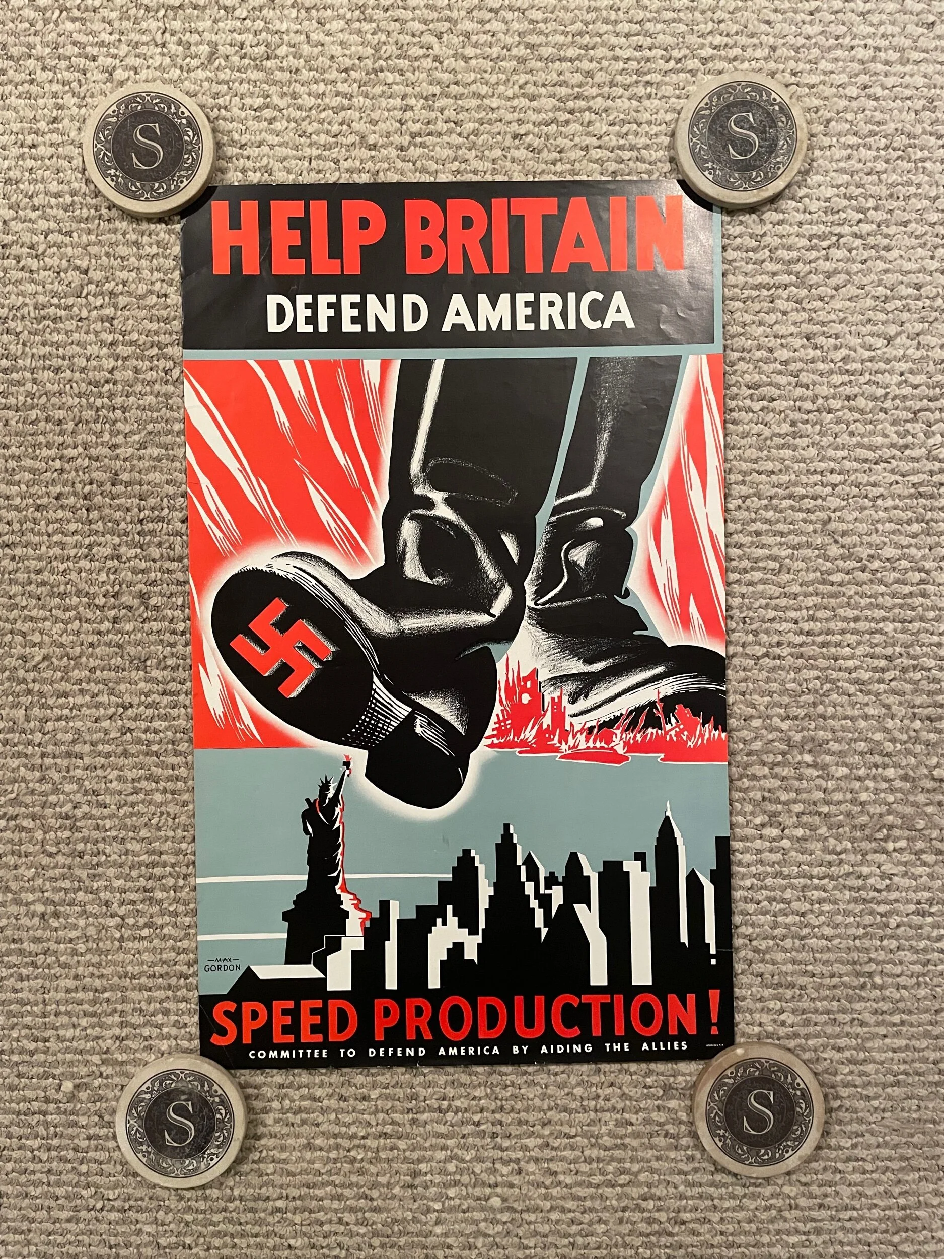 FDR Production In Factories Quote — JS War Posters