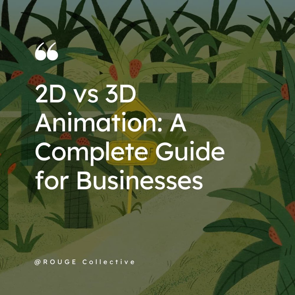 2D vs 3D Animation: Differences, Costs & Which to Choose — ROUGE Collective