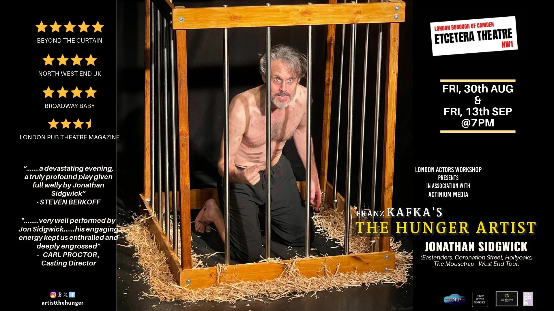 Franz Kafka’s The Hunger Artist — Etcetera Theatre