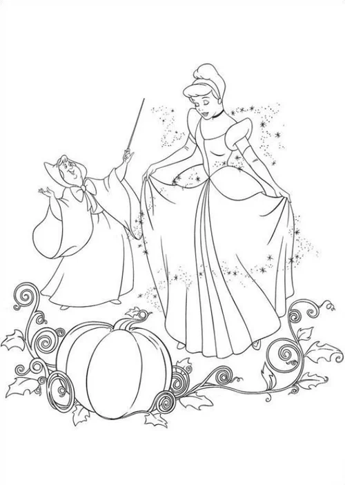 Magic Kingdom Coloring Pages