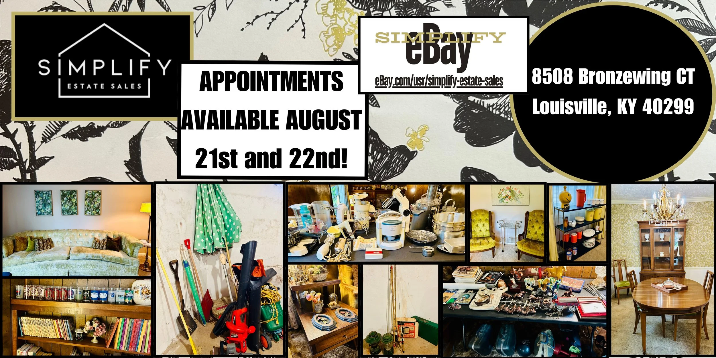 Upcoming Sales Simplify Estate Sales