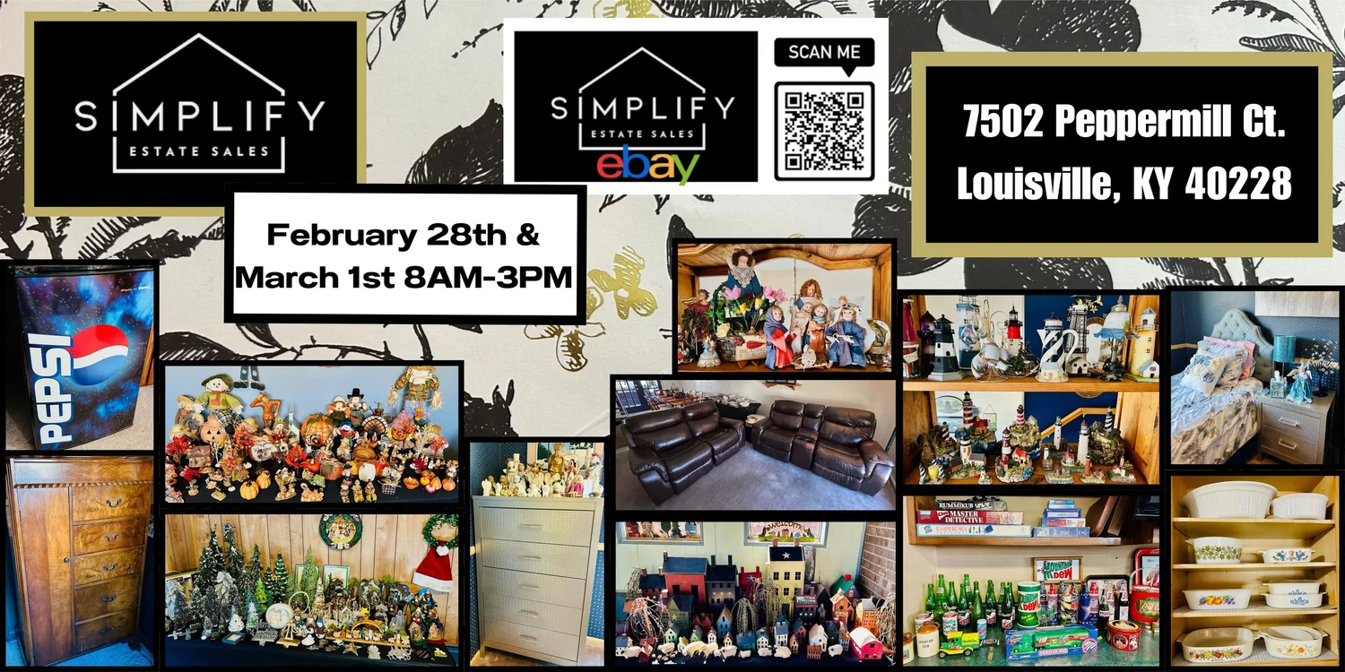 Upcoming Sales Simplify Estate Sales