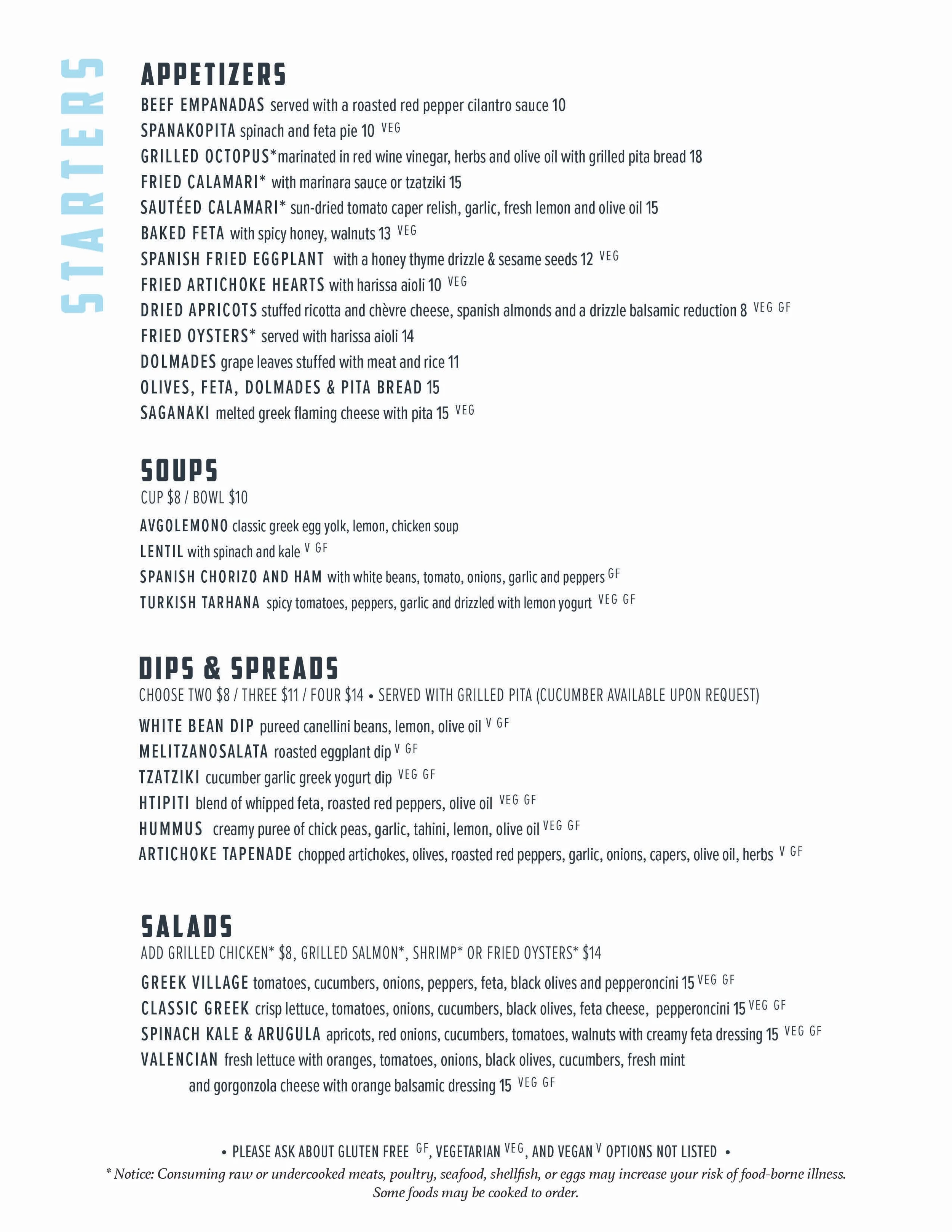 Menu — Demi's