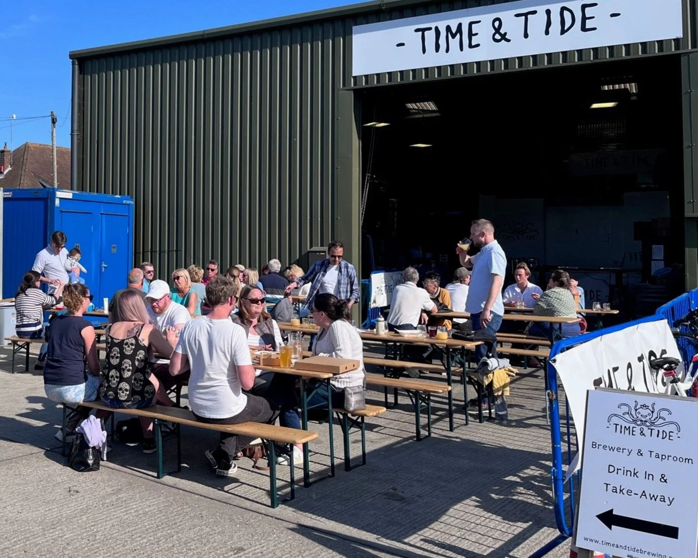 Brewery Taproom — Time & Tide Brewing