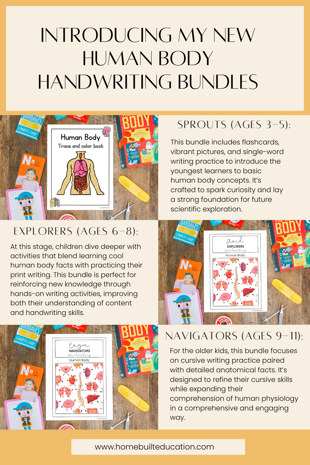 Exploring the Human Body: Homeschool Resources — Homebuilt Education ...