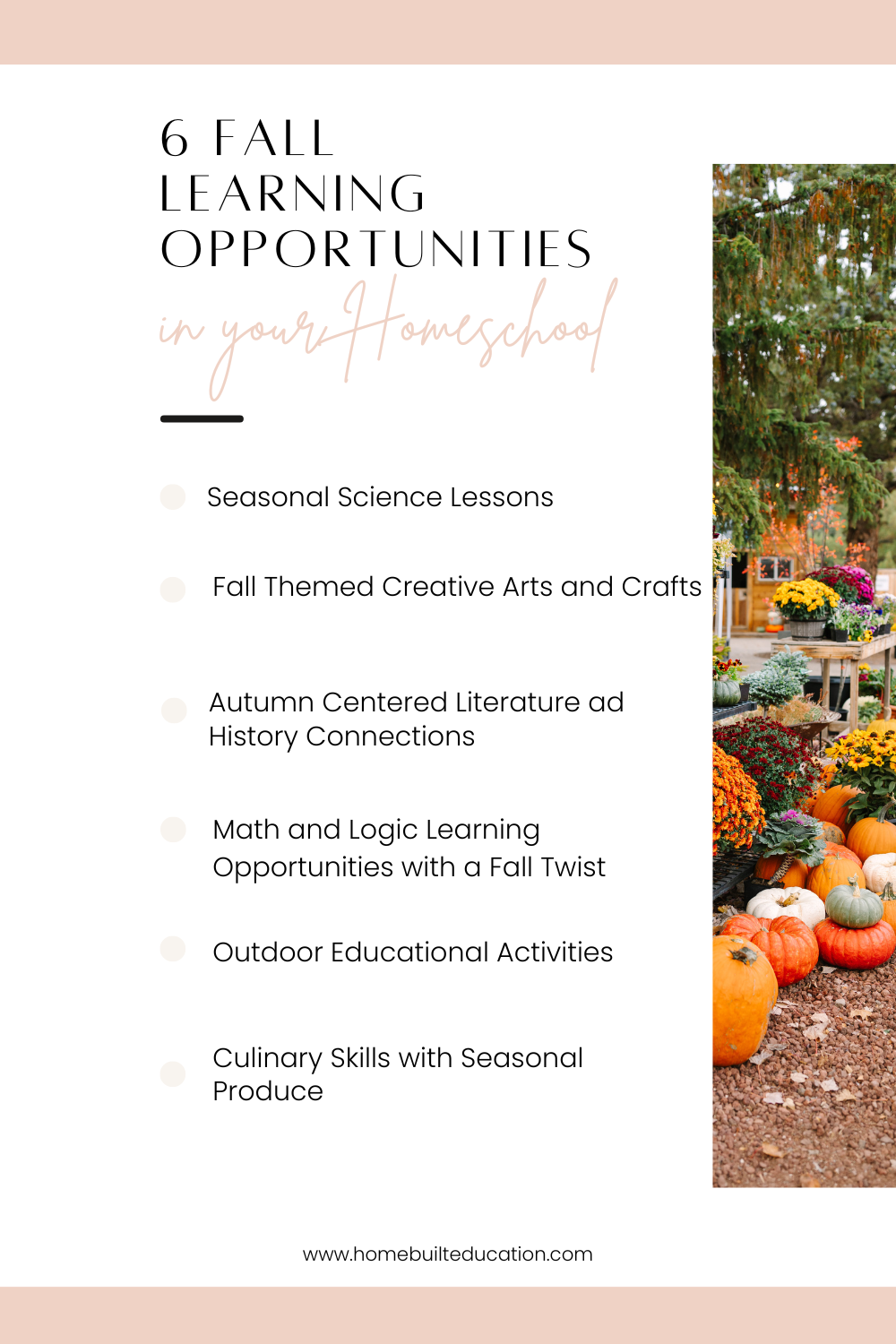 Fall Learning Opportunities in Your Homeschool — Homebuilt Education ...