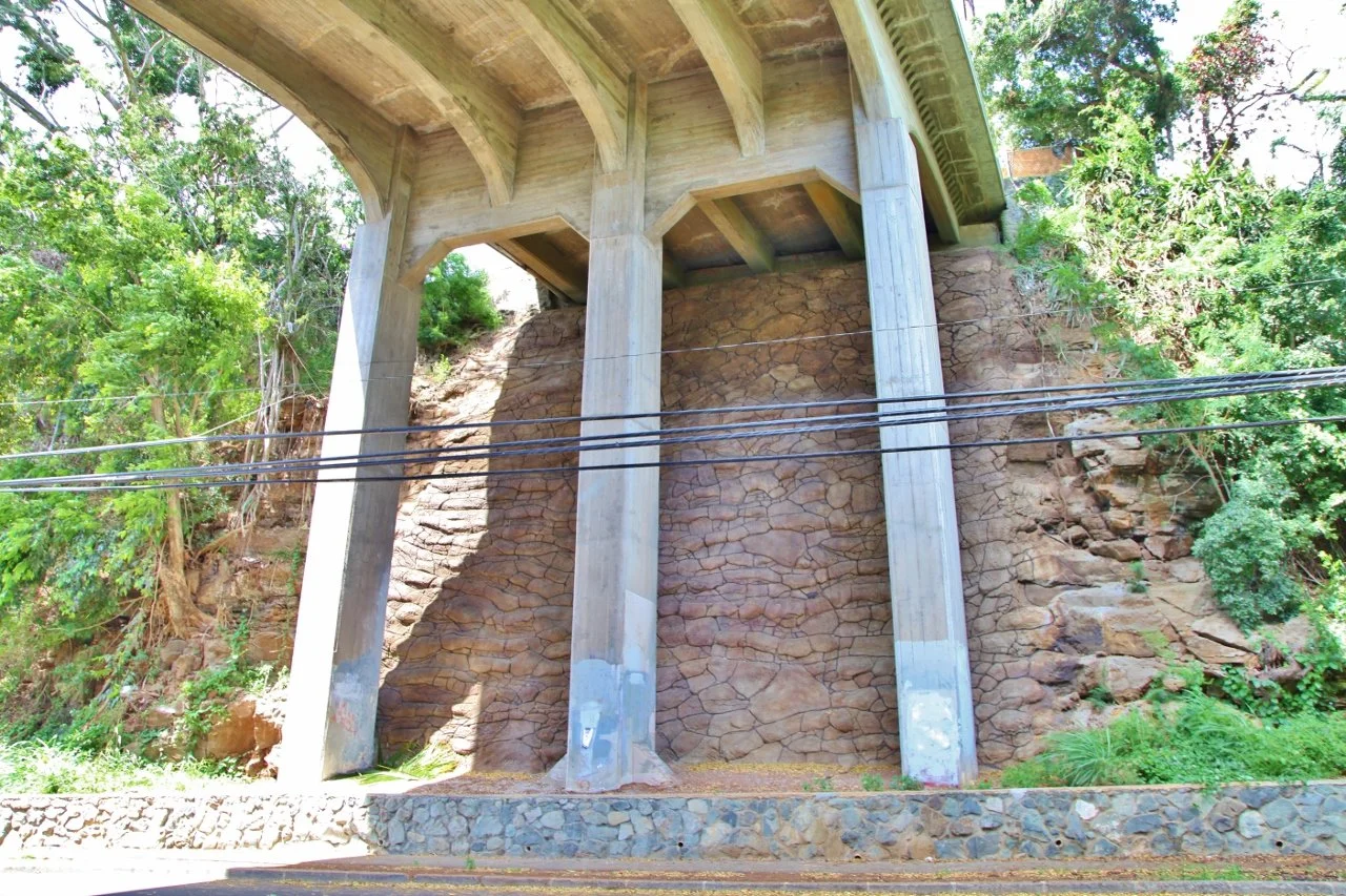 Puowaina Bridge Slope Stabilization — Kelikai