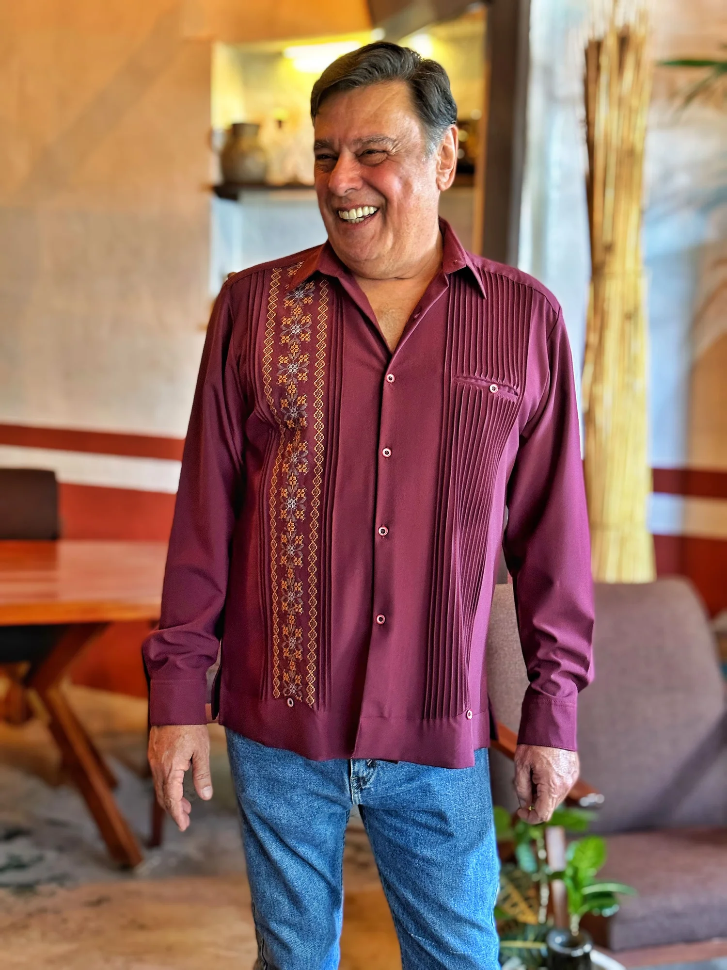 GUAYABERA RÍO DE ALMAS ESTILO PRESIDENCIAL - TELA 100% ALGODÓN ...