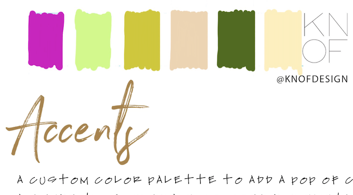 SINGLE CUSTOM COLOR PALETTE - MIAMI BEACH — KNOF Design