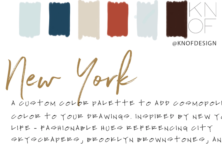 CUSTOM COLOR PALETTE BUNDLE (All 7 Palettes) — KNOF Design