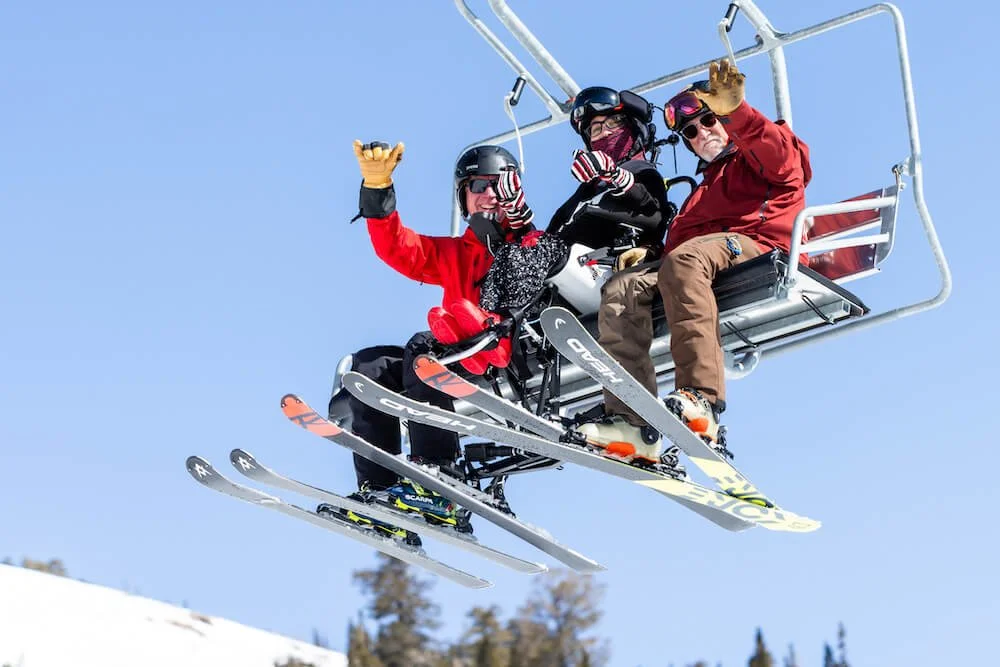 TetraSki Express — TetraSki, Independent Adaptive Skiing