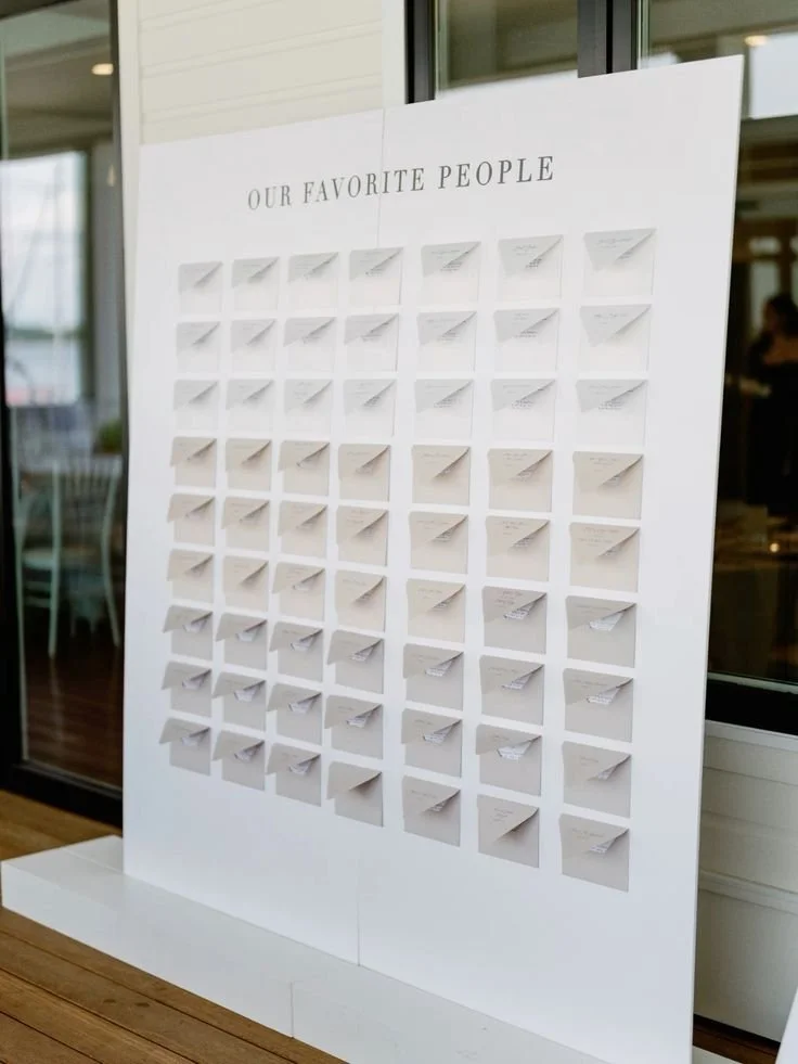 Seating Charts: Where Functionality Meets Design — Jane Rae Events