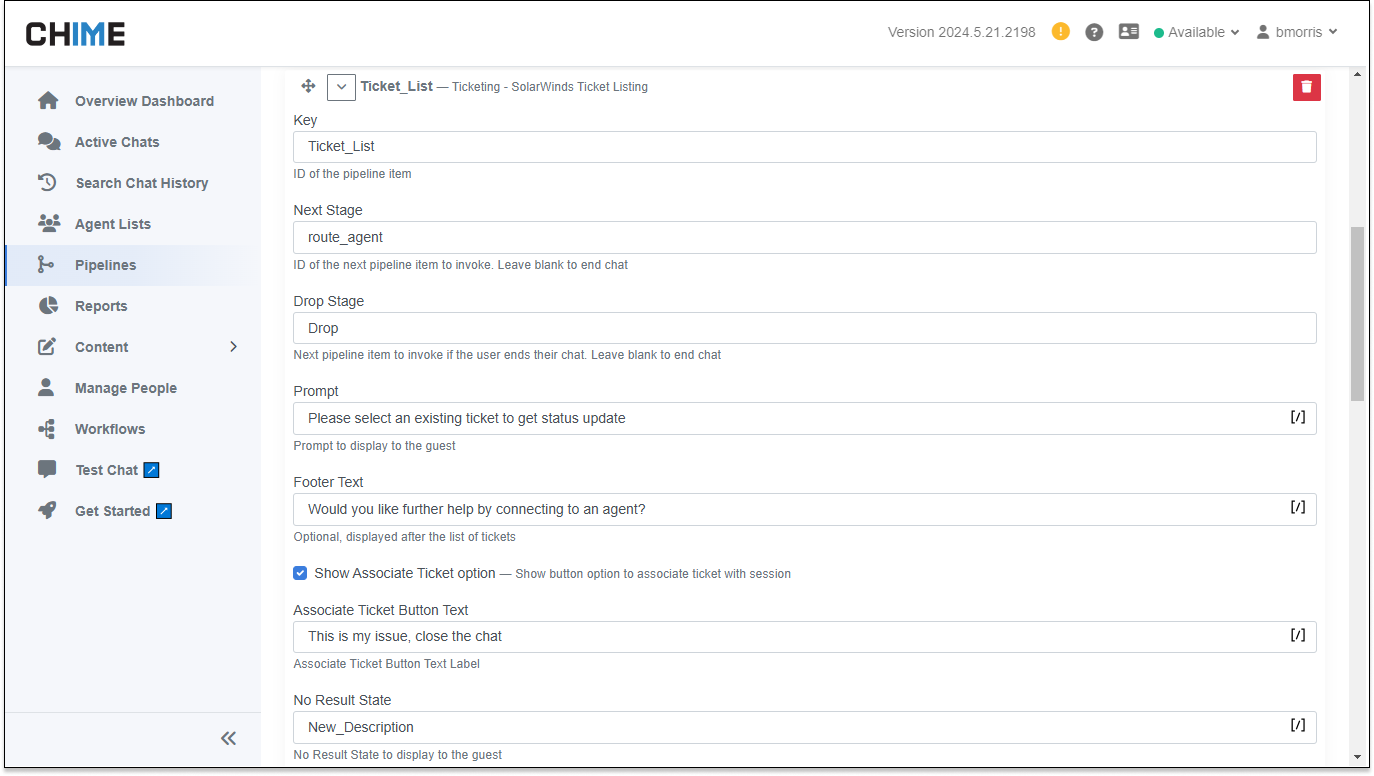 Add SolarWinds Ticketing Into your AI Support Chat
