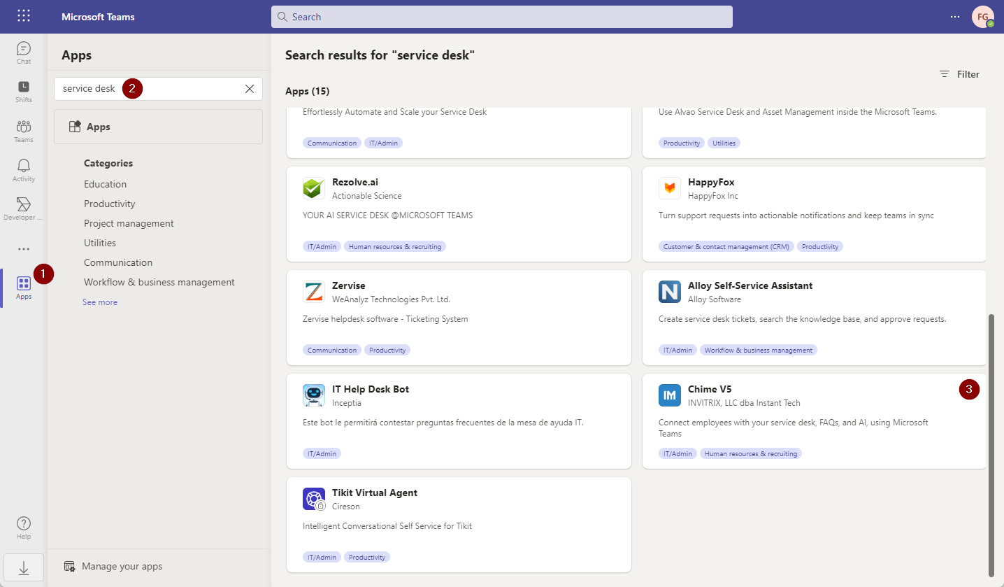 Use AI Powered Chat to Get Answers - Not Just Create Tickets — Chime V5 Use Chat To Solve ...