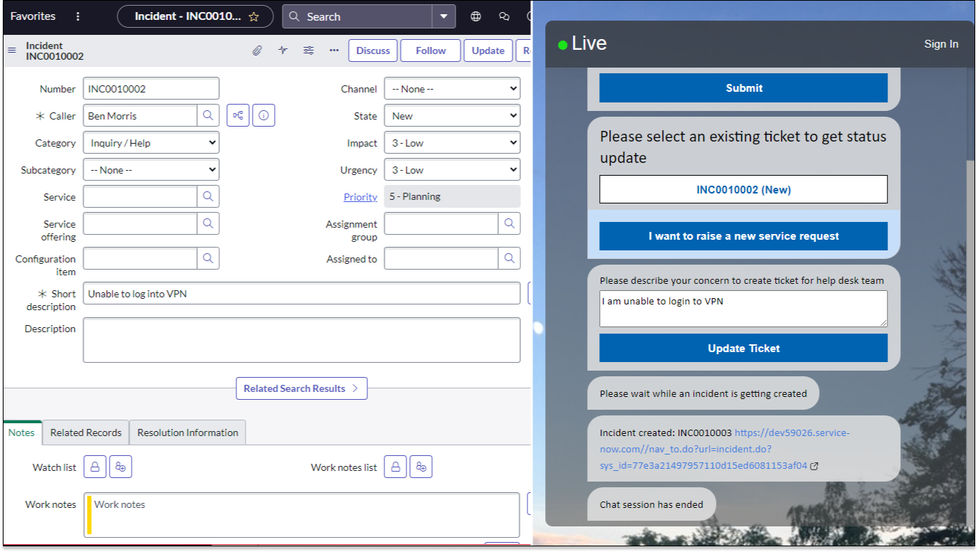 Boost Incident Handling via ServiceNow Ticket Integration