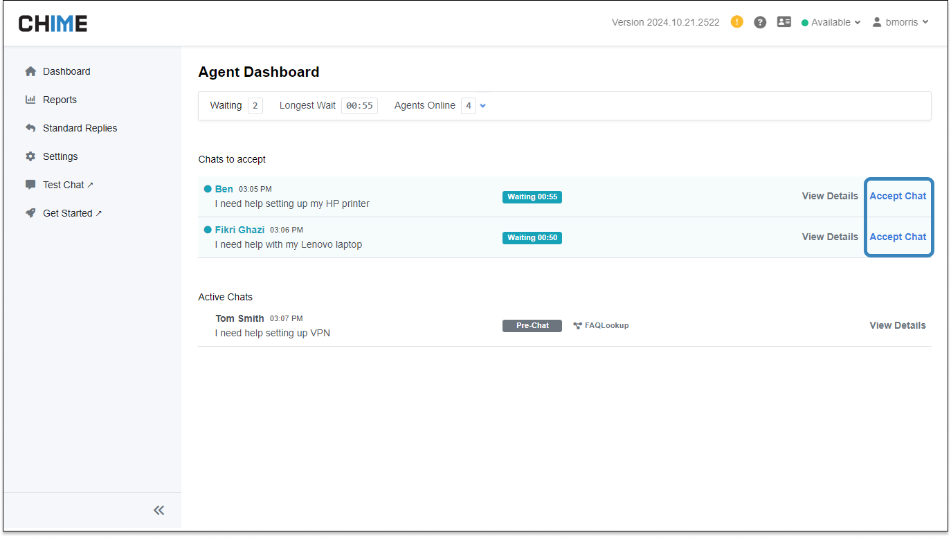 Top tips for agent in Chat AI platform