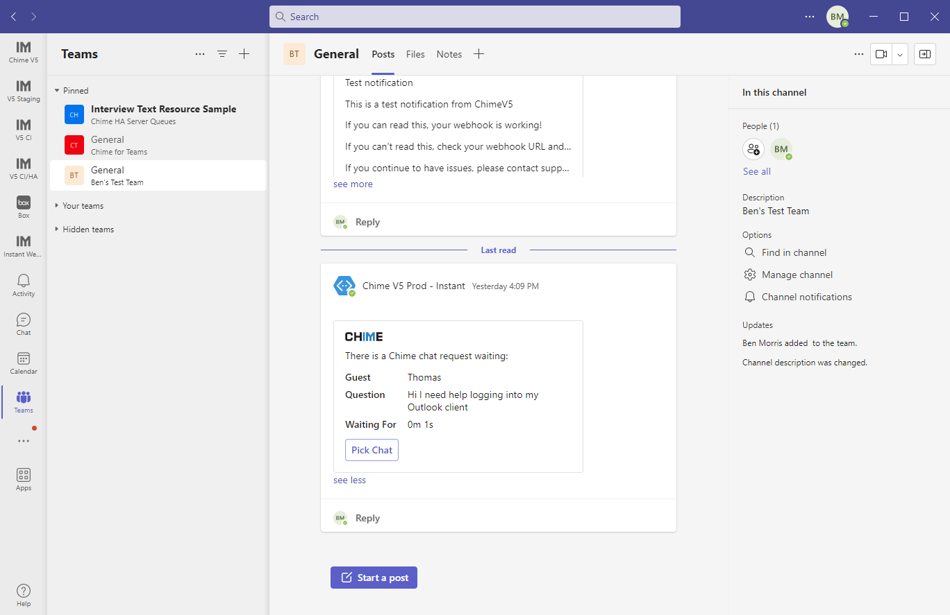 Set Up Teams Notifications For Incoming Service Desk Chats
