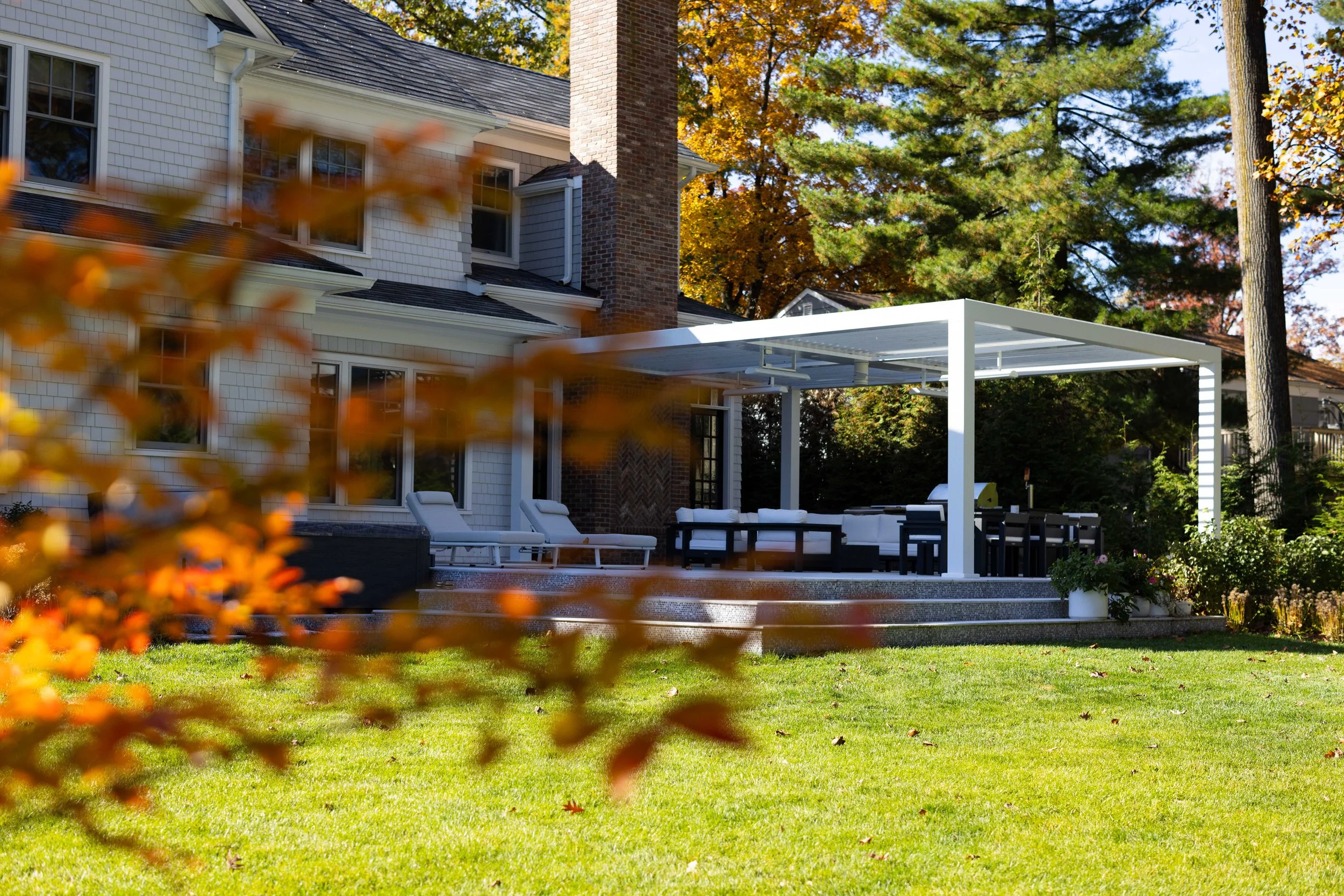 Pergola Installation in Short Hills, NJ - Majestic Outdoor | Custom ...