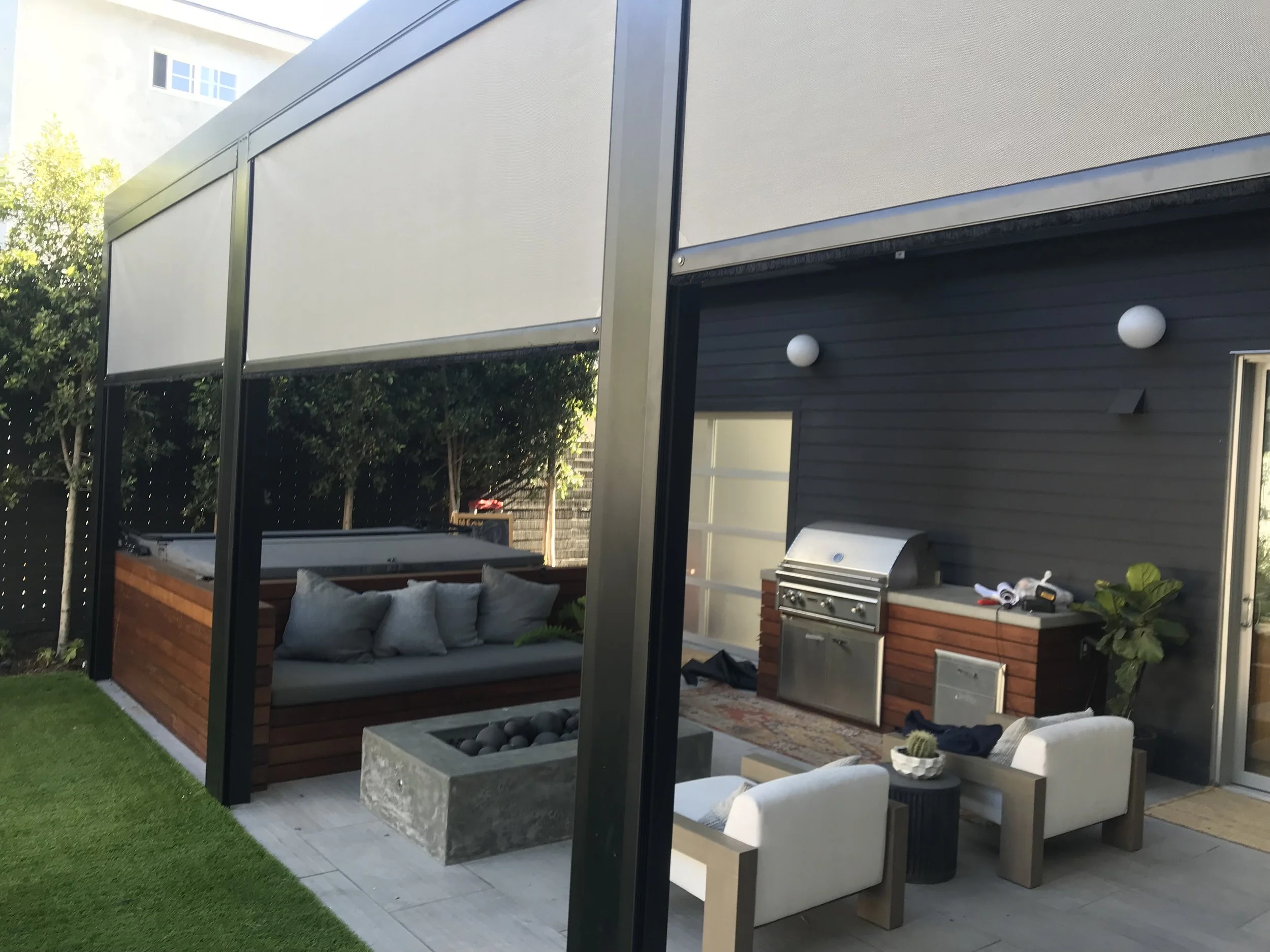MagnaTrack Motorized Screen Installation in NJ | Majestic Outdoor