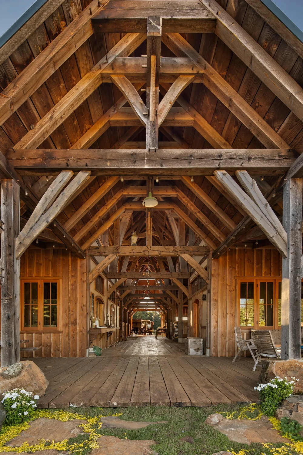 Oregon Cruck Barn | Collin Beggs Design Build Timber Framing
