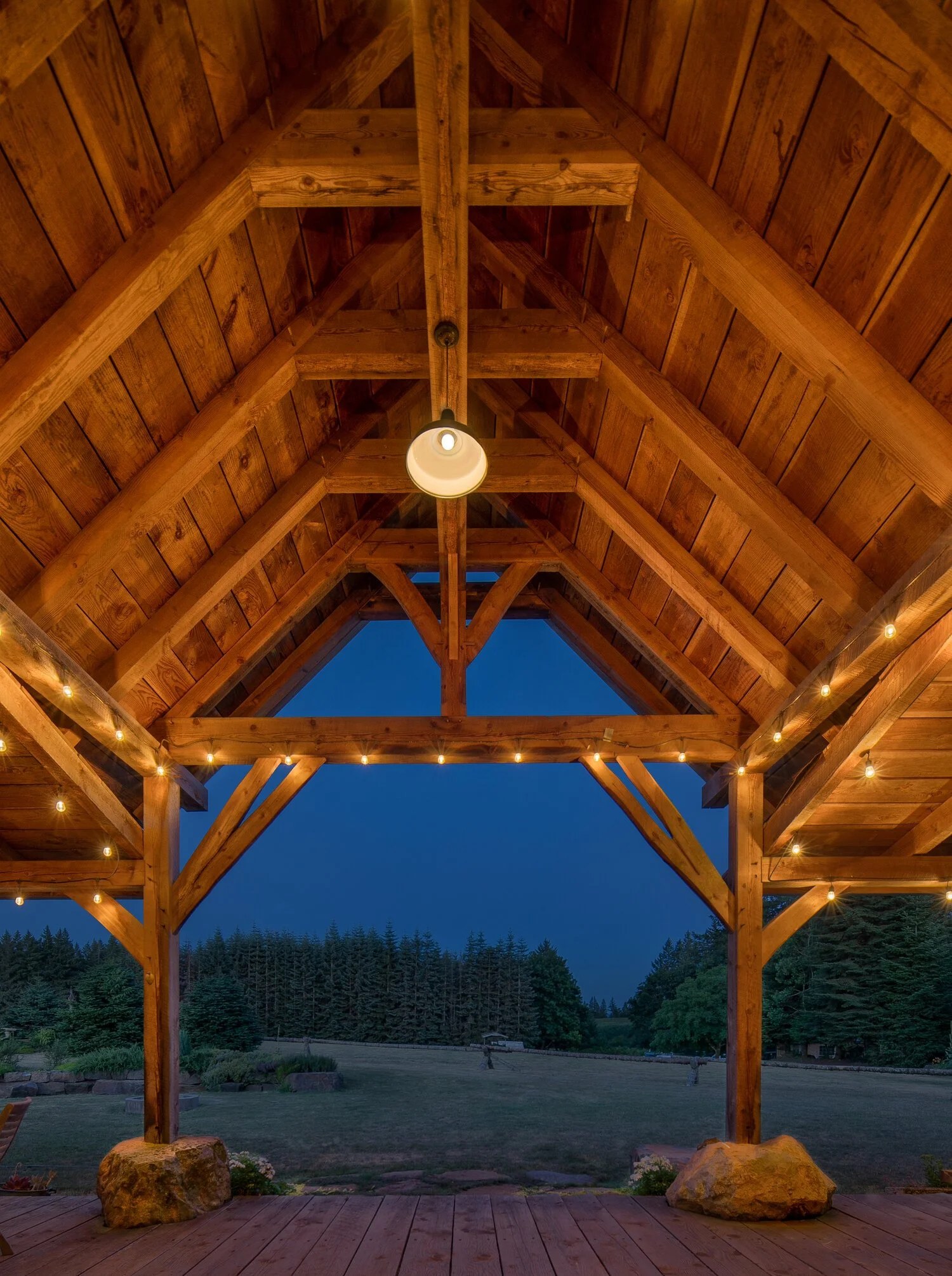 Oregon Cruck Barn | Collin Beggs Design Build Timber Framing