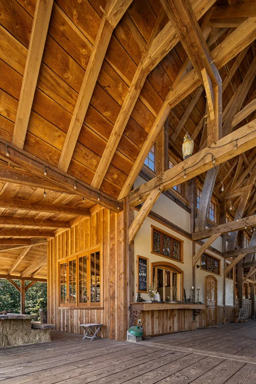 Oregon Cruck Barn | Collin Beggs Design Build Timber Framing