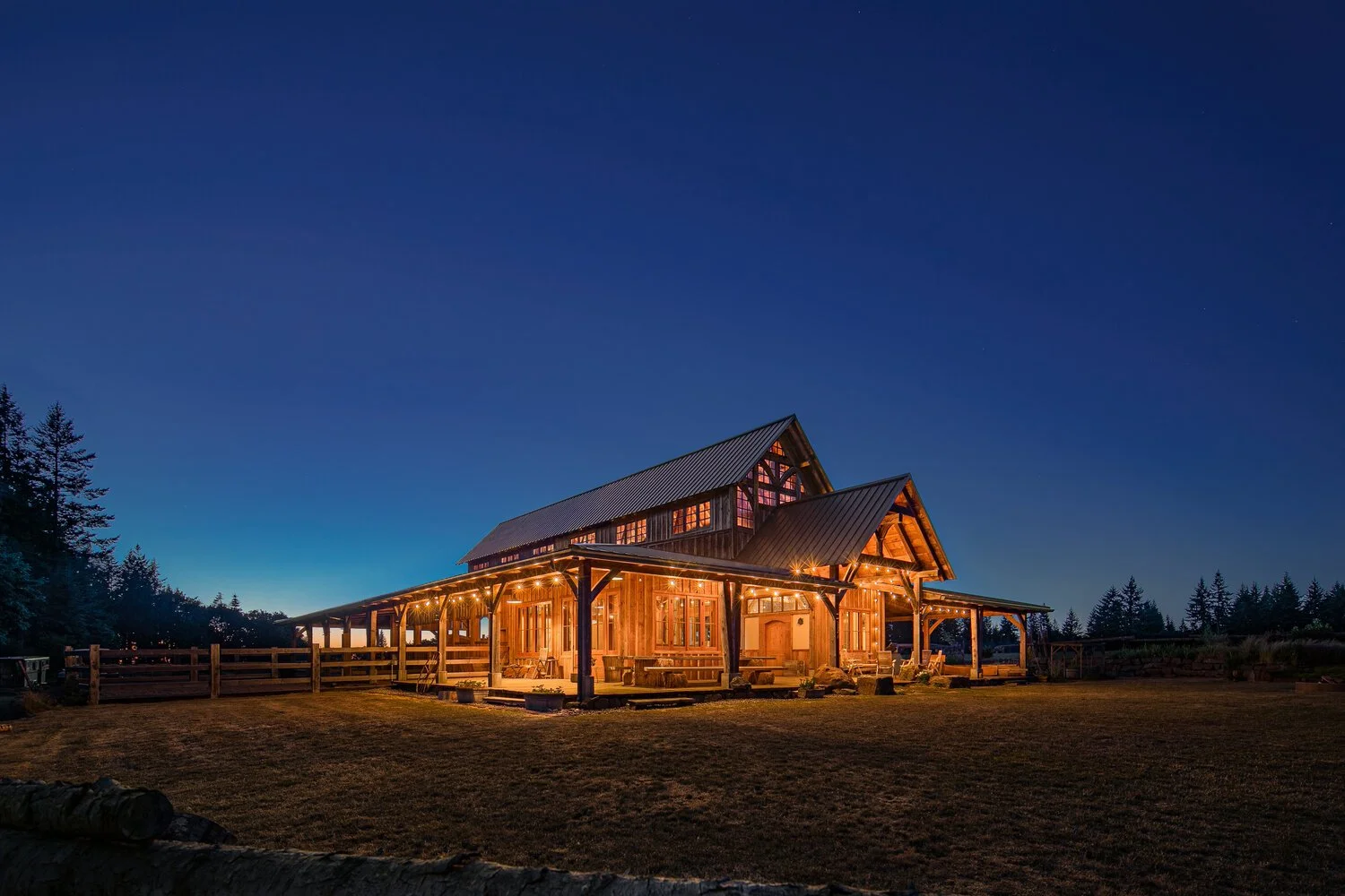 Oregon Cruck Barn | Collin Beggs Design Build Timber Framing