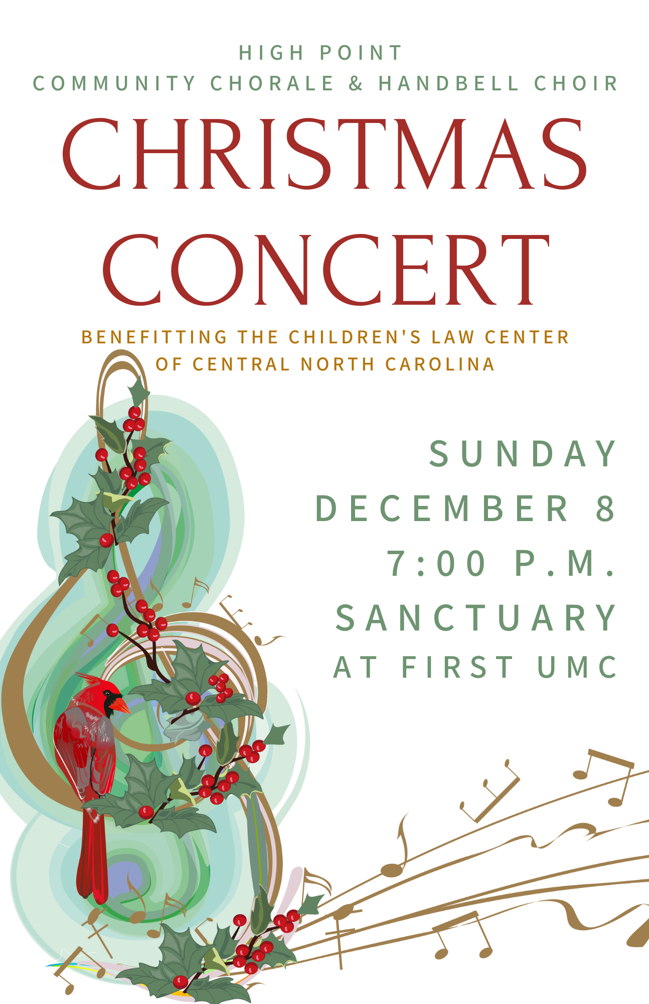 Commuity Chorale Holiday Concert — FIRST UNITED METHODIST CHURCH