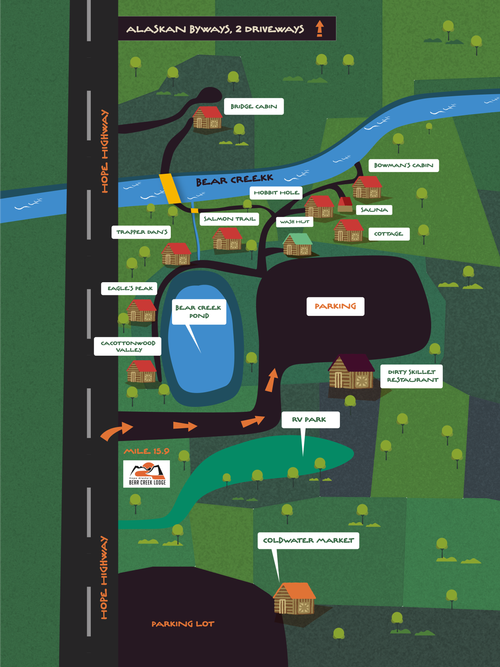 Cabins — Hope Alaska's Bear Creek Lodge