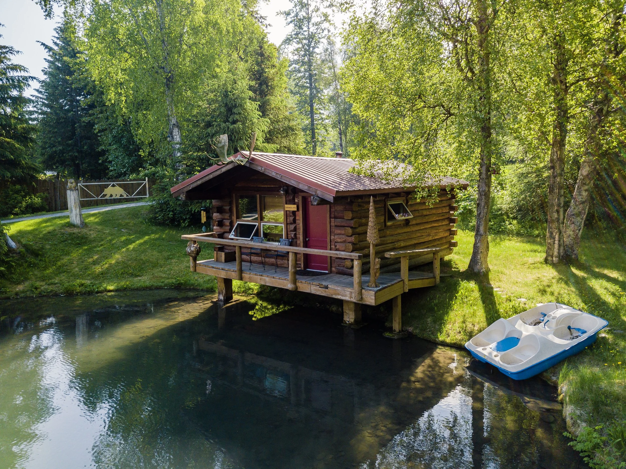 Photos of our Cabins — Hope Alaska's Bear Creek Lodge