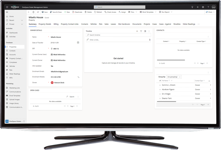 Estate — OneSpace Technologies