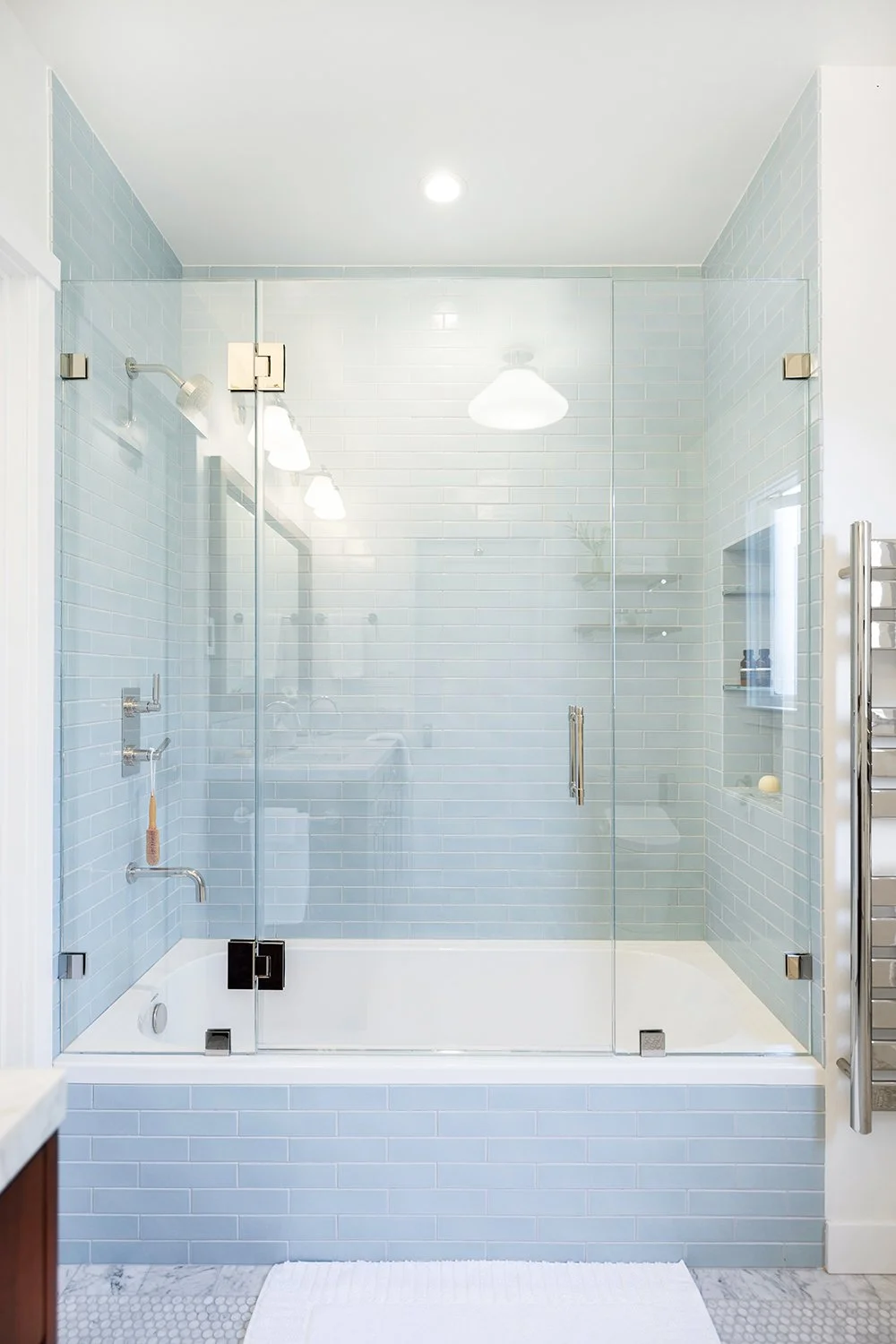 Residential bathroom remodel, Berkeley, California — Evans Design Studio