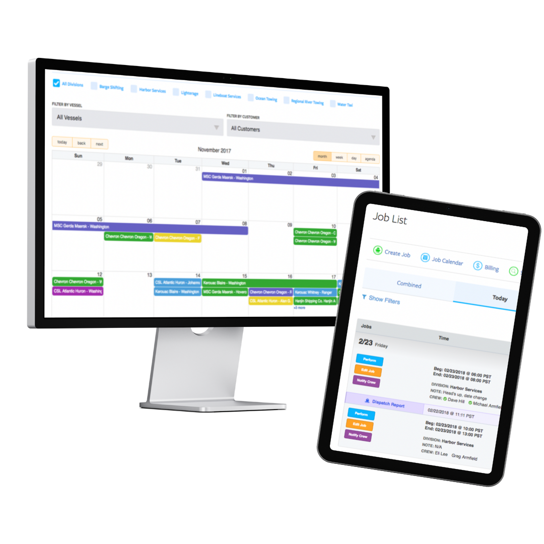 Scheduling — MobileOps | Best In Class Marine Operations Platform