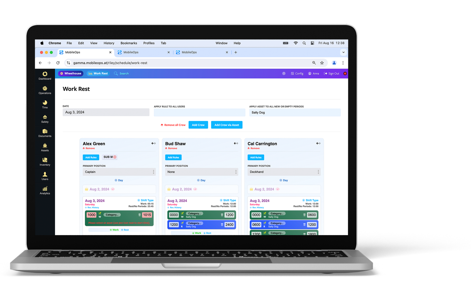 Overview — MobileOps | Best In Class Marine Operations Platform
