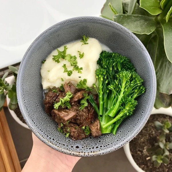 Slow cooked beef with cauliflower mash (GF and DF) — hashimotos