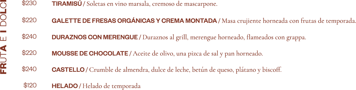 Menú — Fiamma