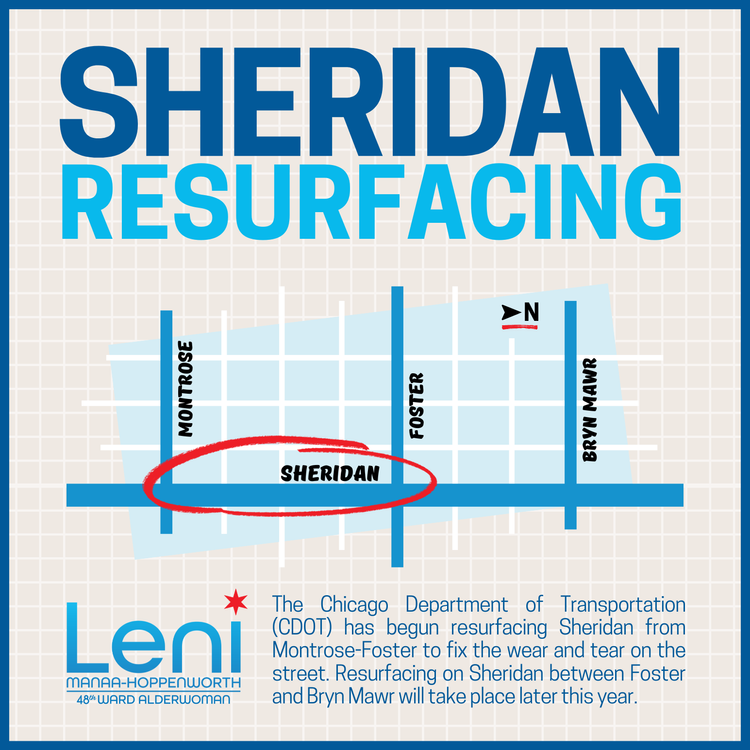 Sheridan Resurfacing Meeting Recap — The 48th Ward