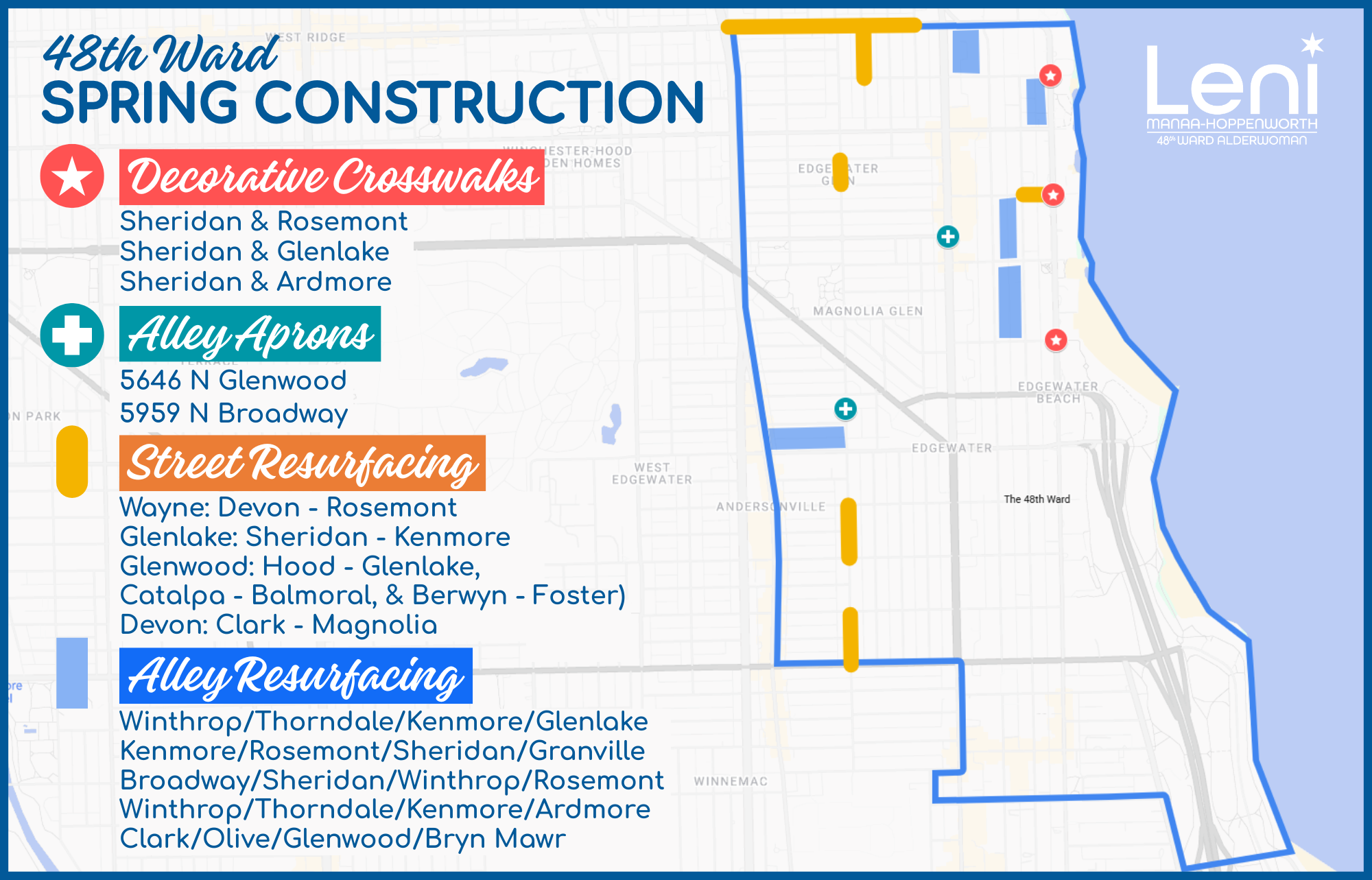 2025 Spring Construction — The 48th Ward