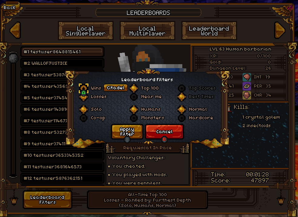 4.2 Update Announcement — Barony Official Game Website